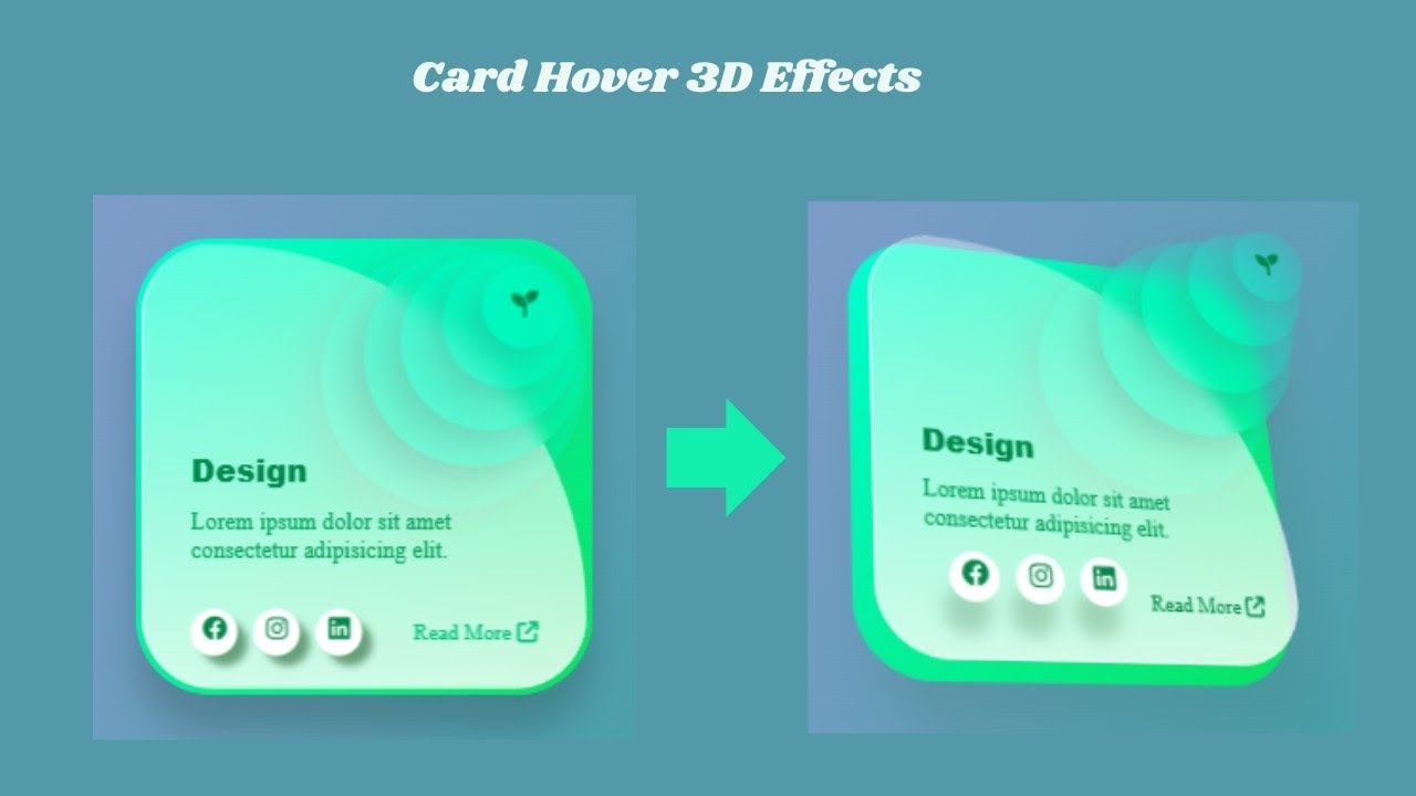 3d Card Hover Effects Using Html And Css Card Effects In Css Web