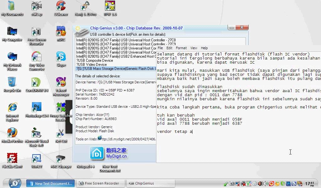 Memperbaiki Flashdisk Part1 Mp4 Youtube