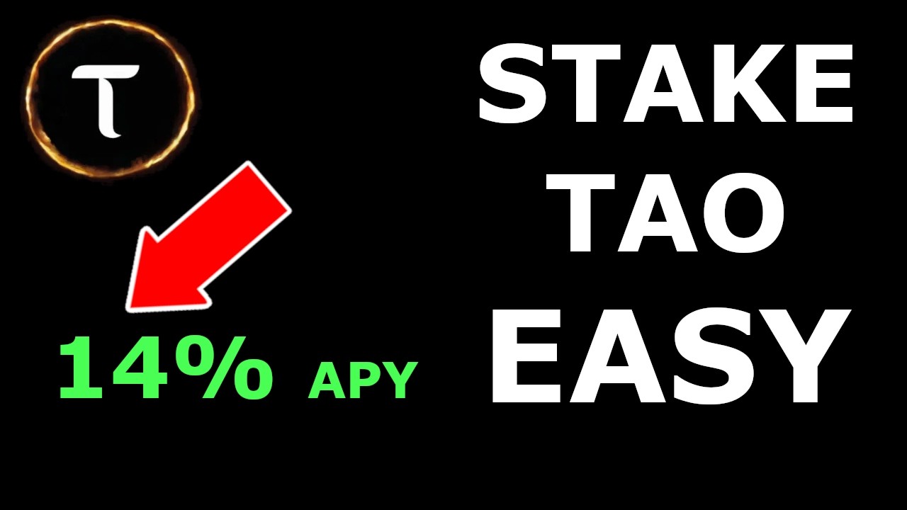 How To Stake Bittensor Tao For Dummies Youtube