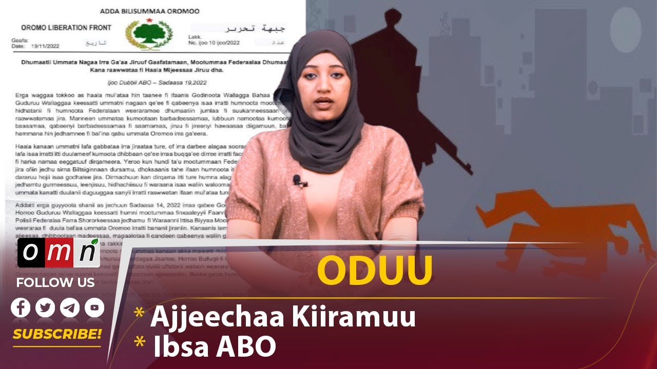 Omn Oduu Sadaasa 20 2022 Youtube