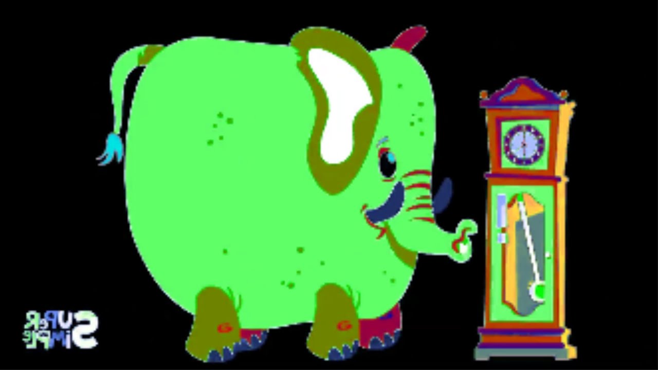 Hickory Dickory Dock Green Big Elephant Color Mix Sponsored By