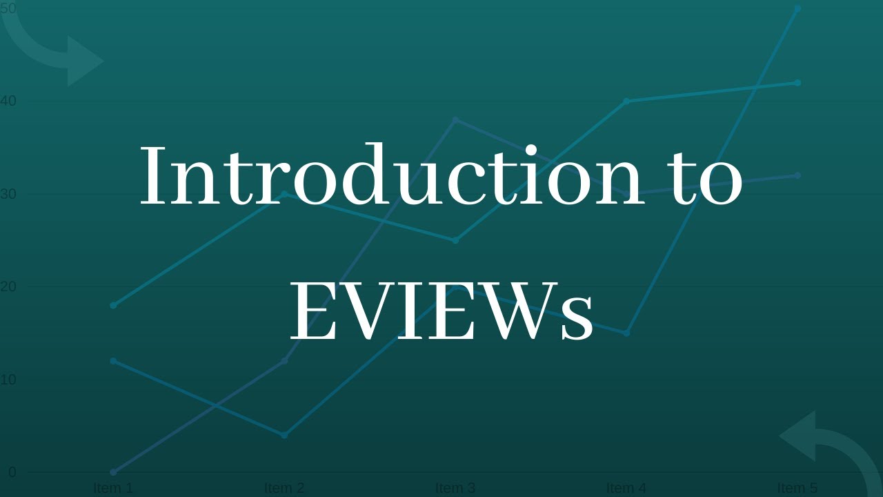 Introduction To Eviews Youtube