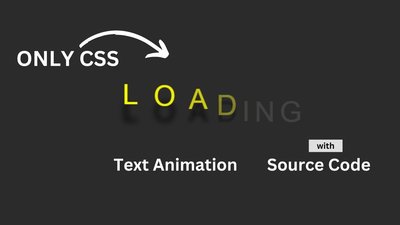 Css Text Animation Awesome Effects With Source Code Youtube