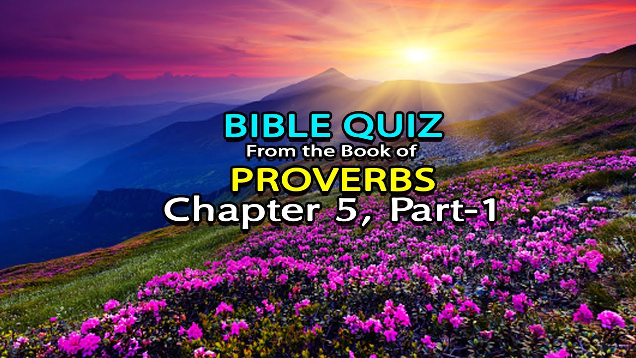 Proverbs Chapter 5 Part 1 Youtube