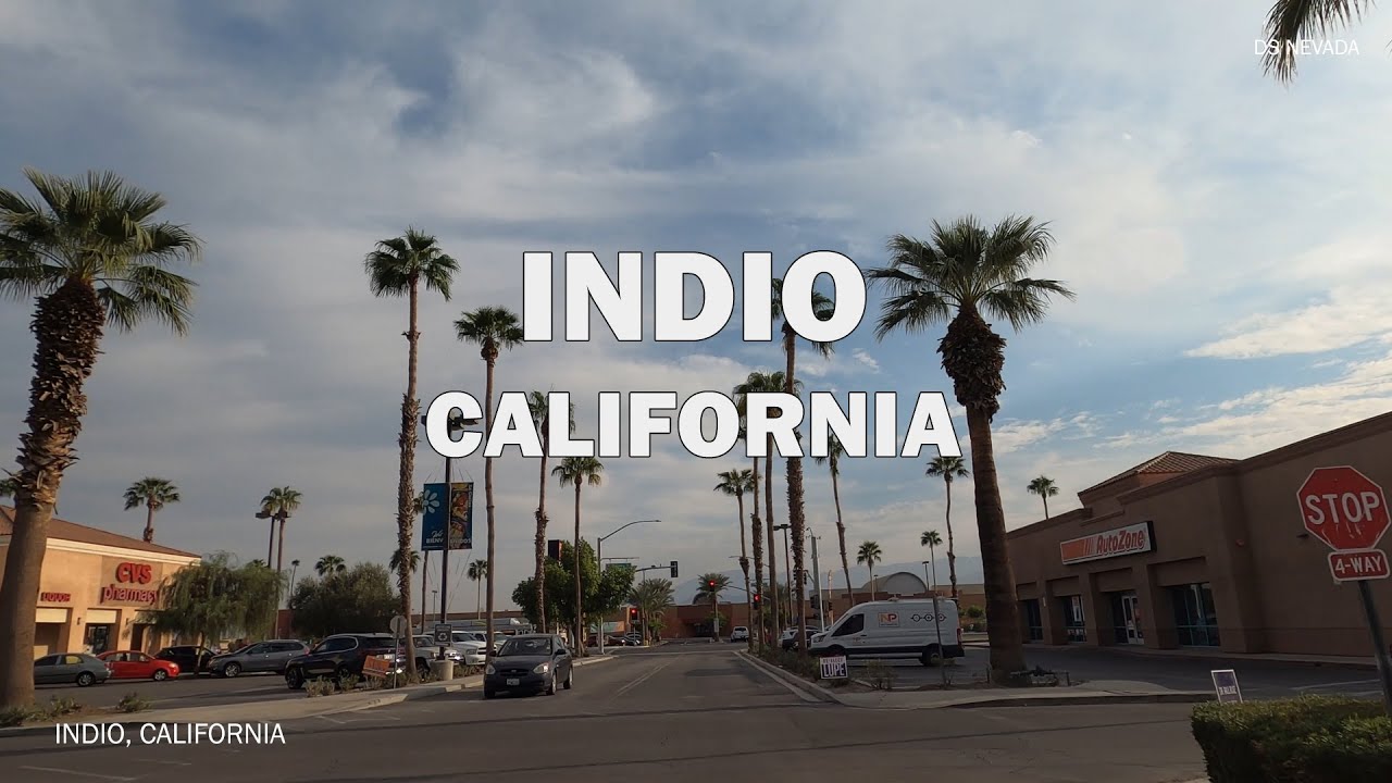 Indio California Driving Tour 4k Youtube