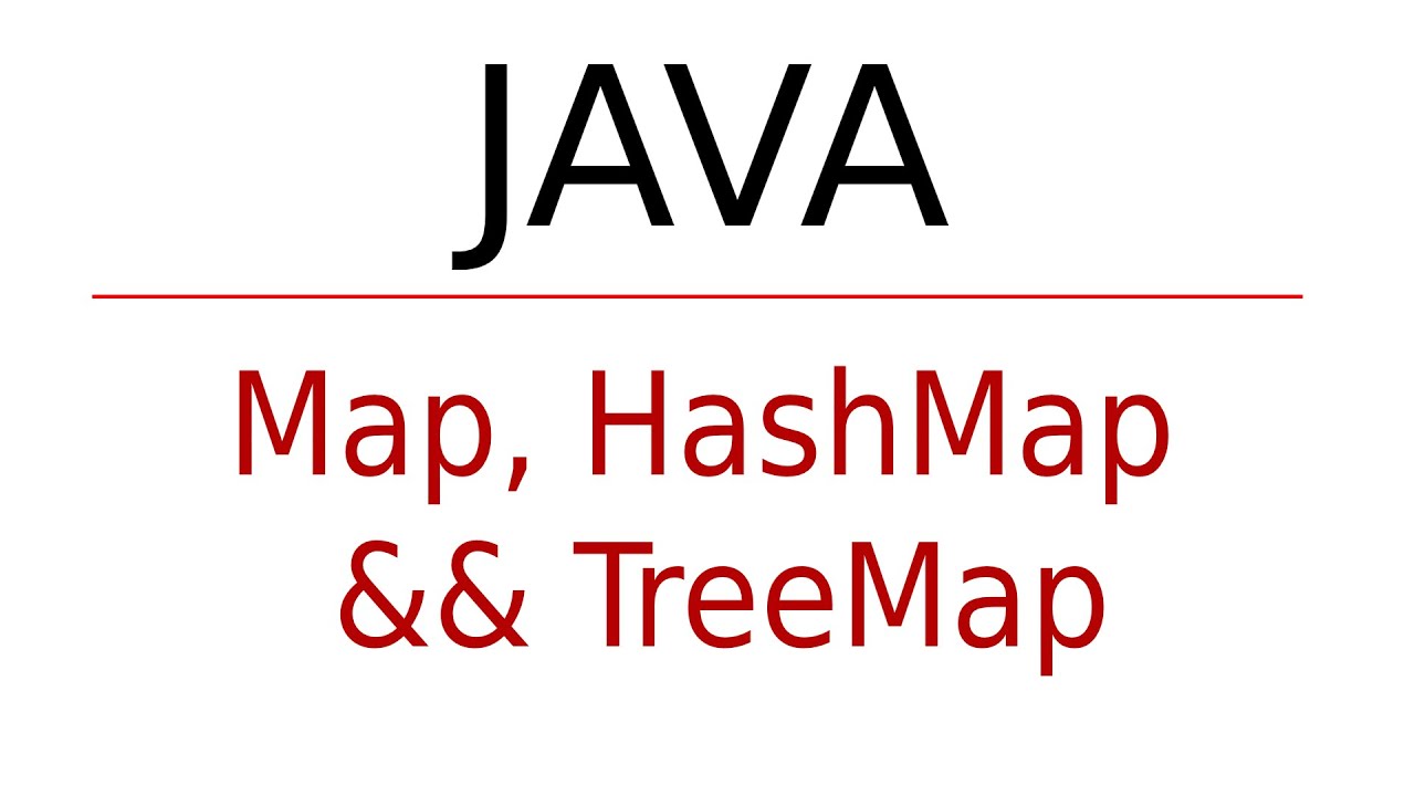 Java Map Hashmap And Treemap Youtube