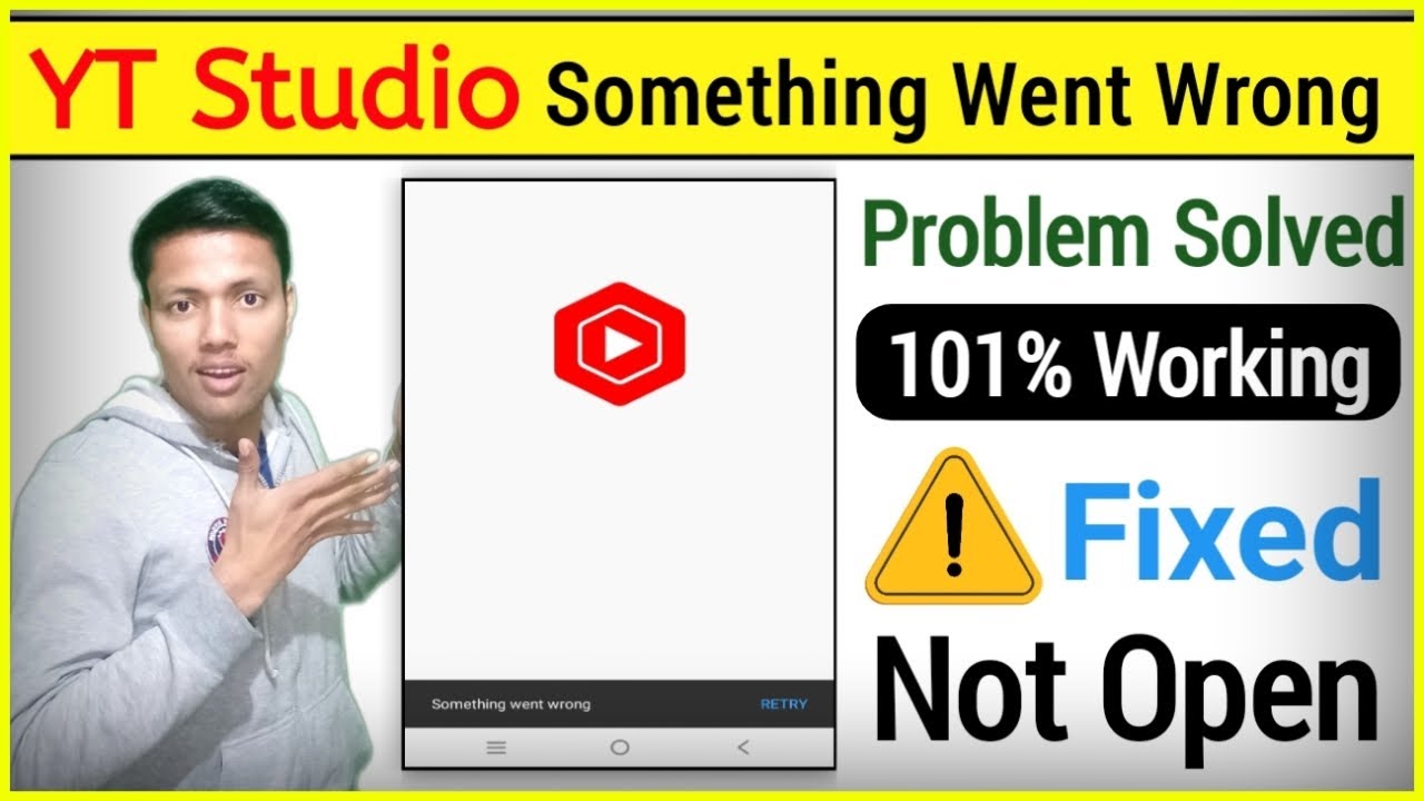 Youtube Studio Something Went Wrong Problem How To Fix Yt Studio