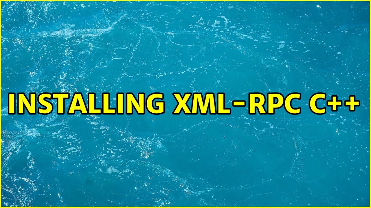 Ubuntu Installing Xml Rpc C Youtube