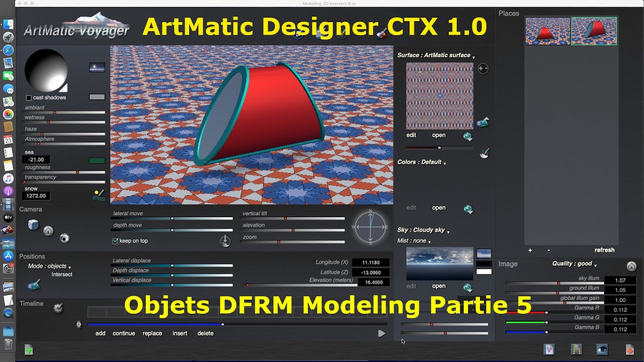 Artmatic Designer Ctx 1 0 Dfrm Modeling Partie 5 Youtube