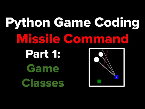 Python Game Programming Tutorial Missile Command Part 1 Youtube