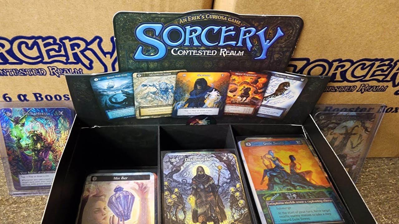 Alpha Sorcery Contested Realm Kickstarter Box Opening Just Look At