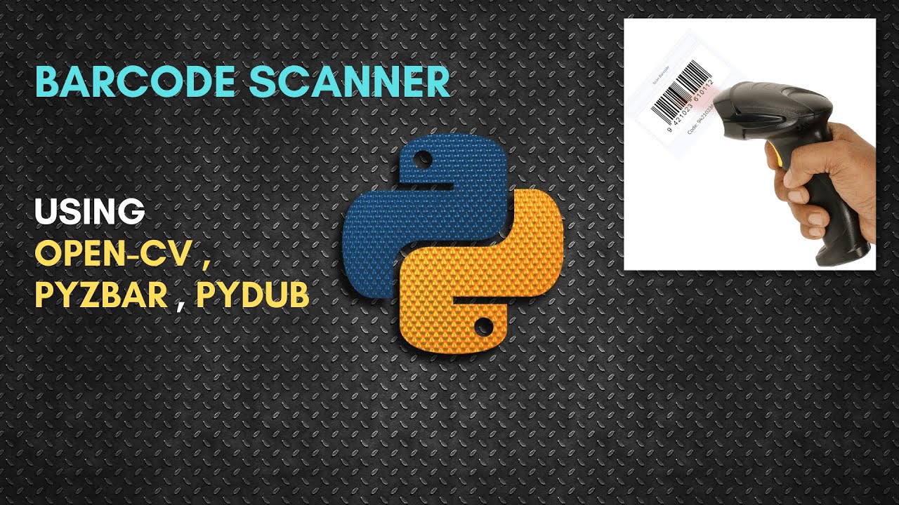 Barcode Reader Like Supermarket Using Pyzbar Opencv Pydub Python