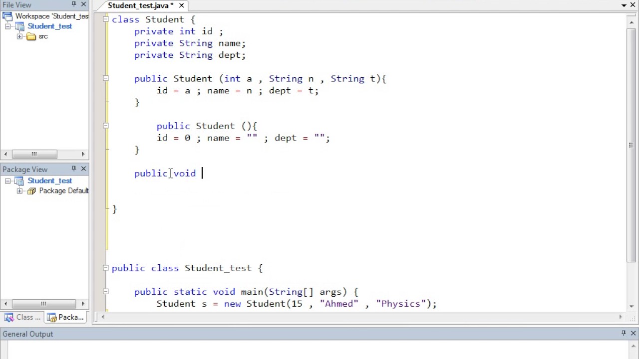 Java Class Constructor Doprecovery