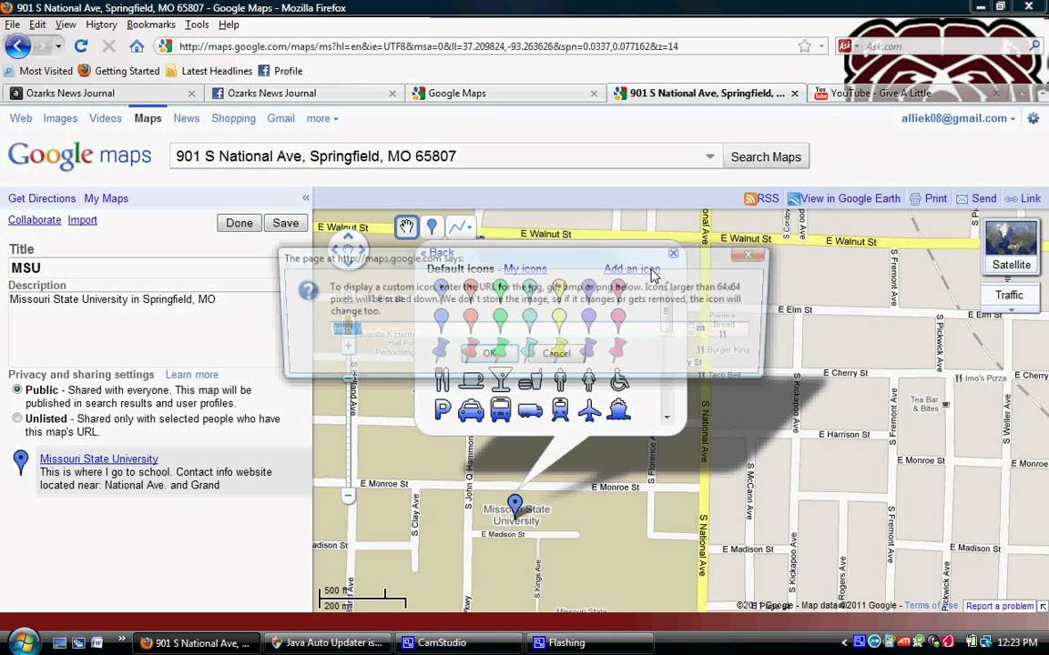 Google Interactive Map Tutorial Youtube