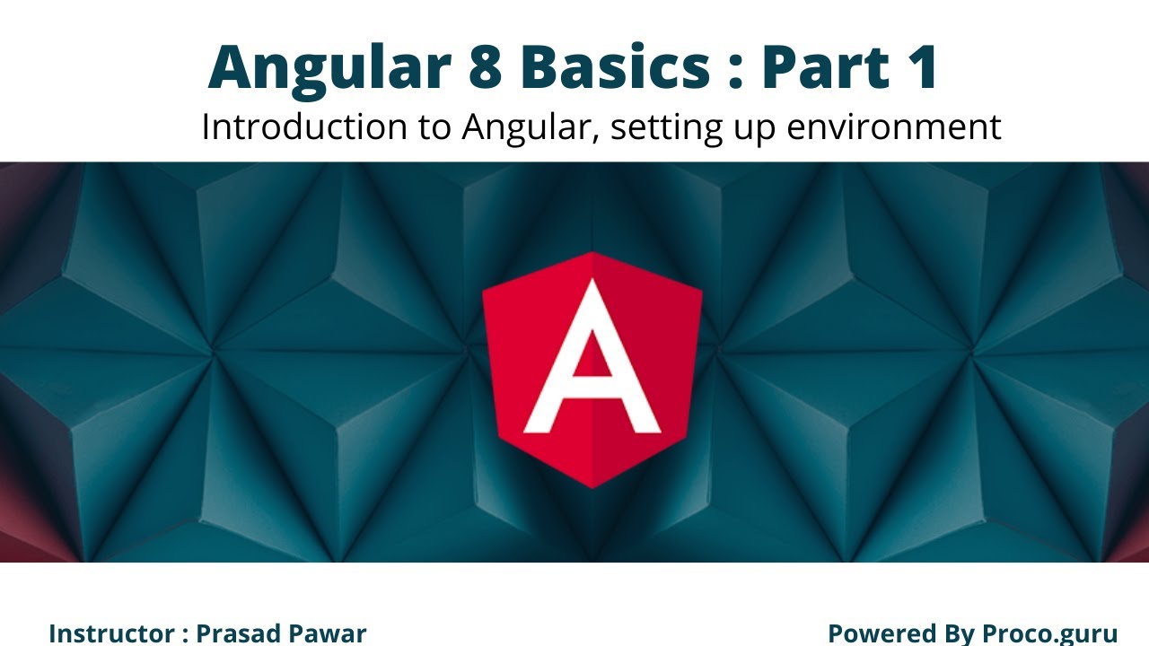 Angular 8 Basics Part 1 Youtube