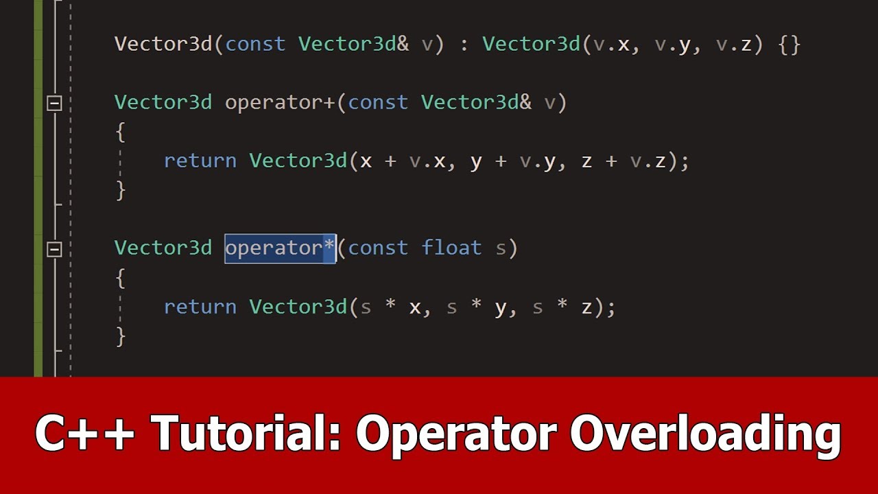 C Programming Tutorial Operator Overloading Youtube