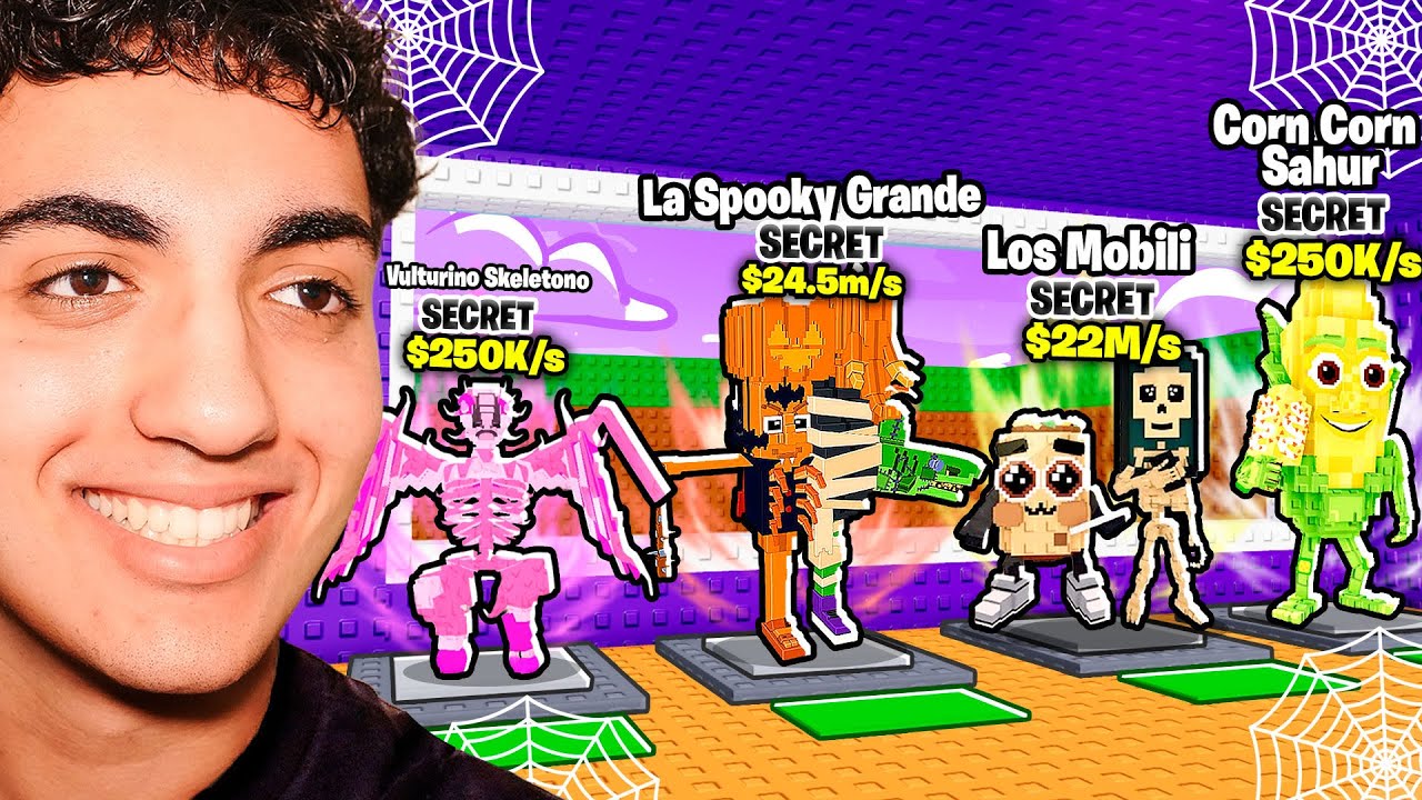 I Stole All The Newest Spooky Brainrots Youtube