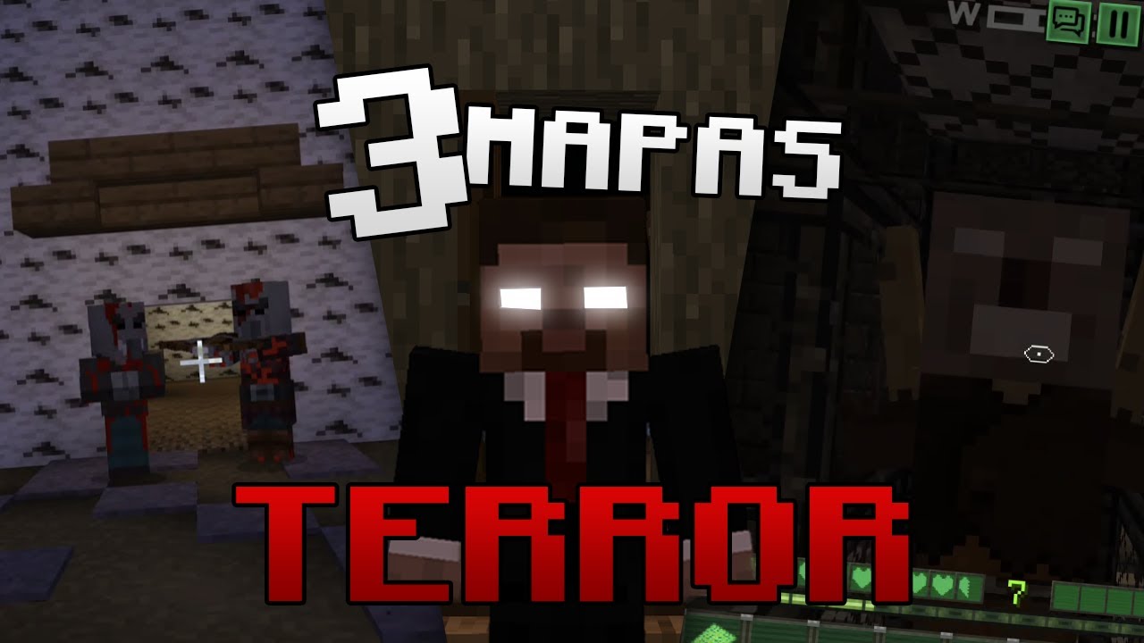 Los Mejores 3 Mapas De Terror De Minecraft 1 21 Youtube
