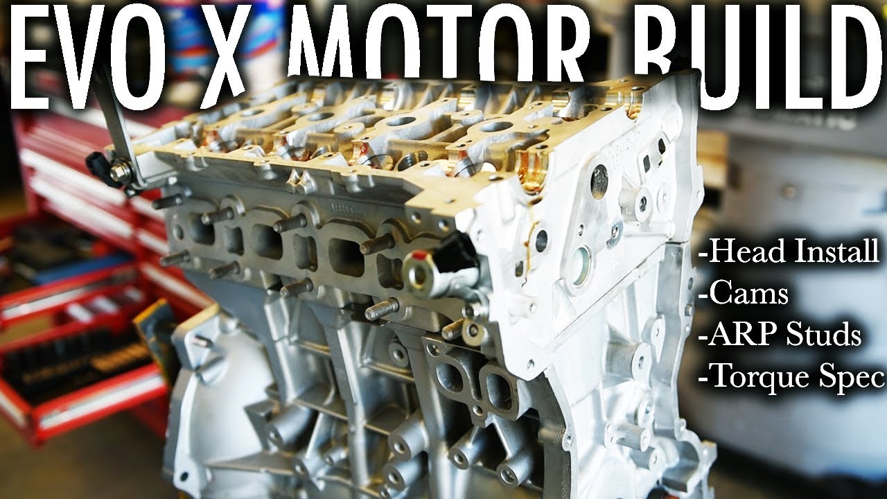 600hp Capable Evo X Motor Build Arp Head Install Youtube