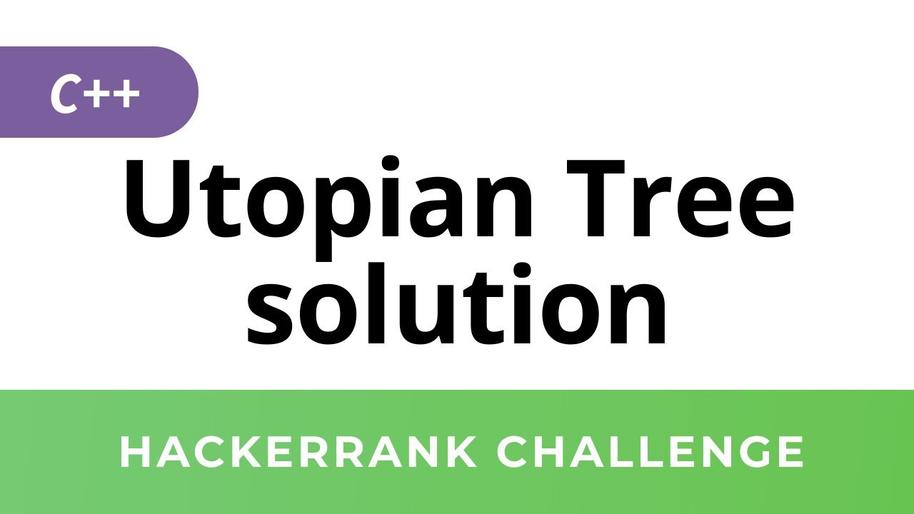 Hackerrank Solution Utopian Tree In C Youtube