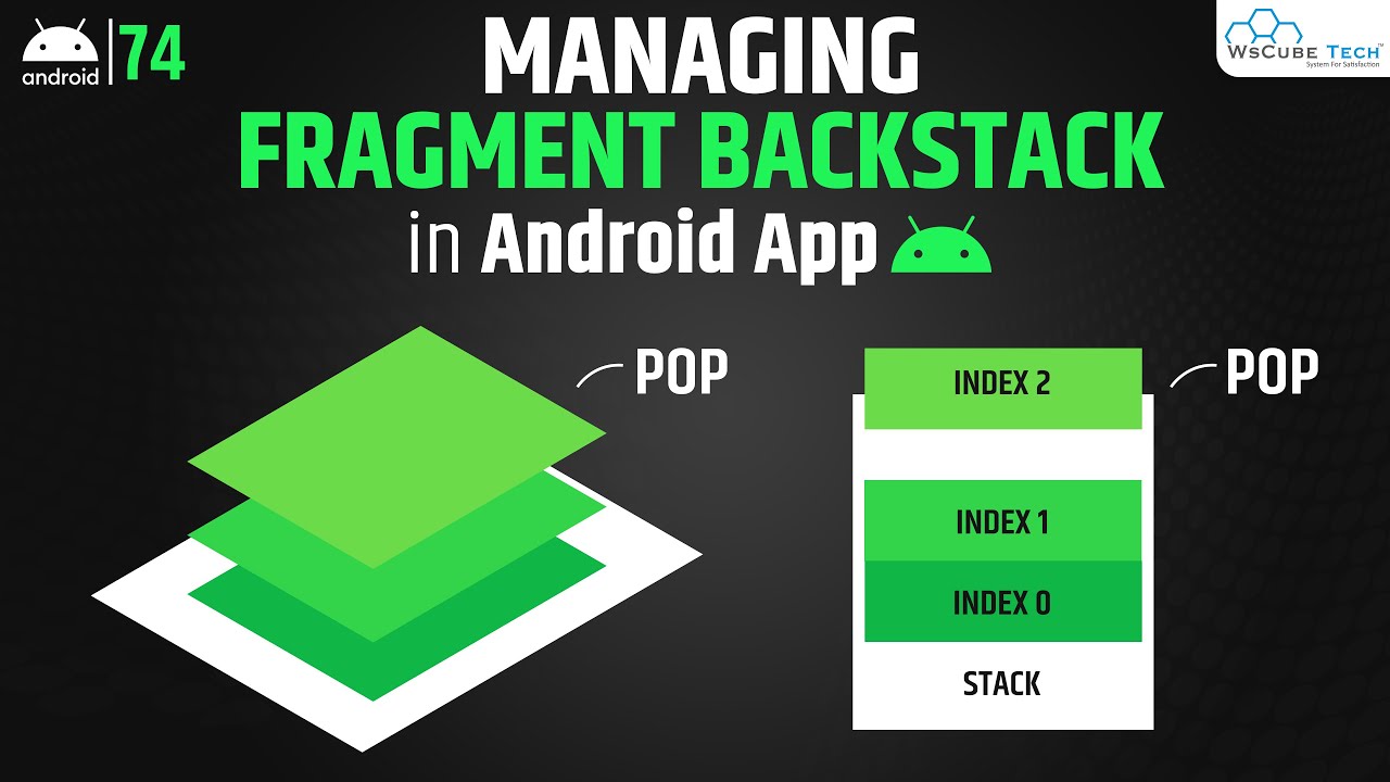 Managing Fragment Backstack In Android Android Studio Tutorial Youtube