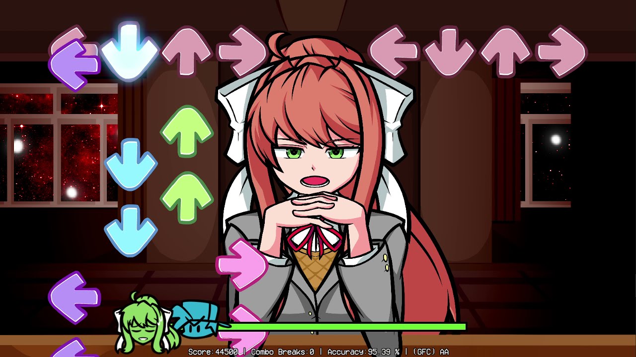 Fnf Ddlc Monika Epiphany 4k Youtube