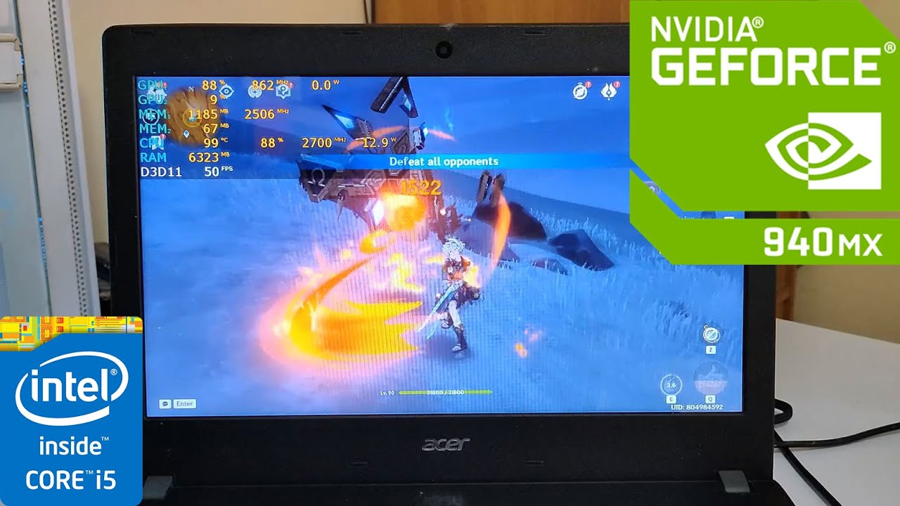 Nvidia 940mx Gaming Test Youtube