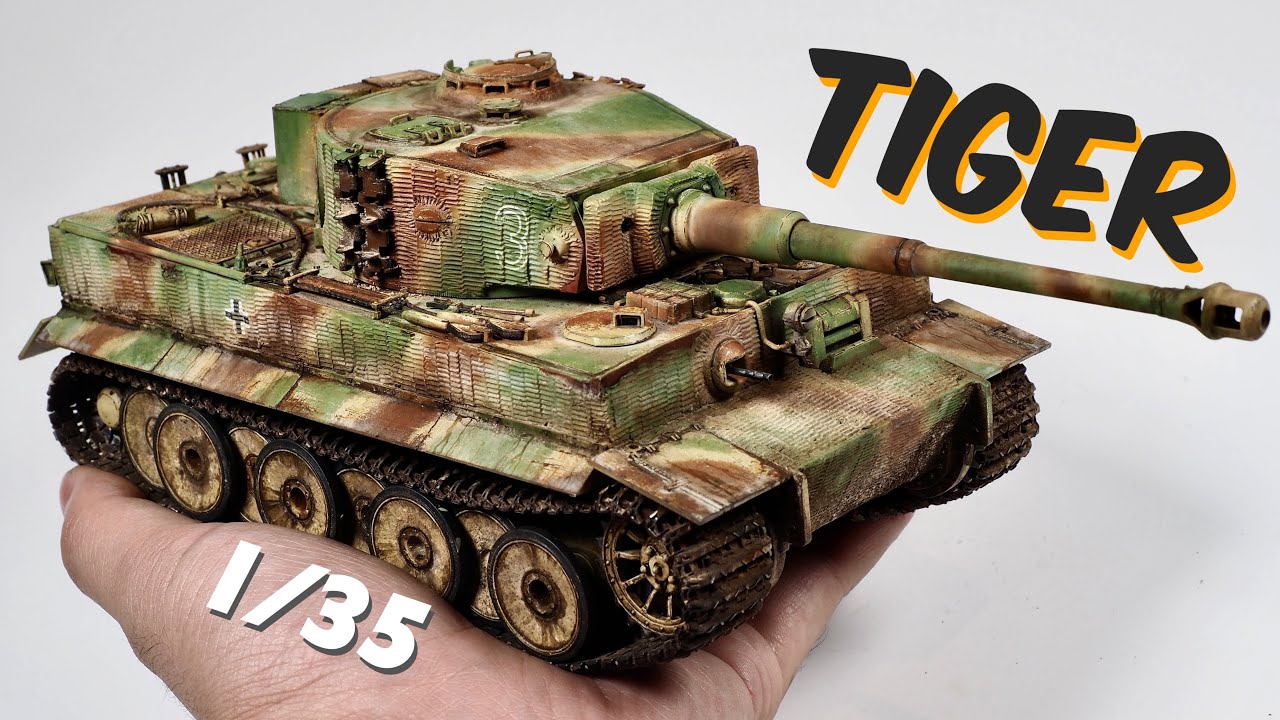 Camouflage Tiger Tanks 1 72 Wwii German Tiger Tank Tri Color Light And