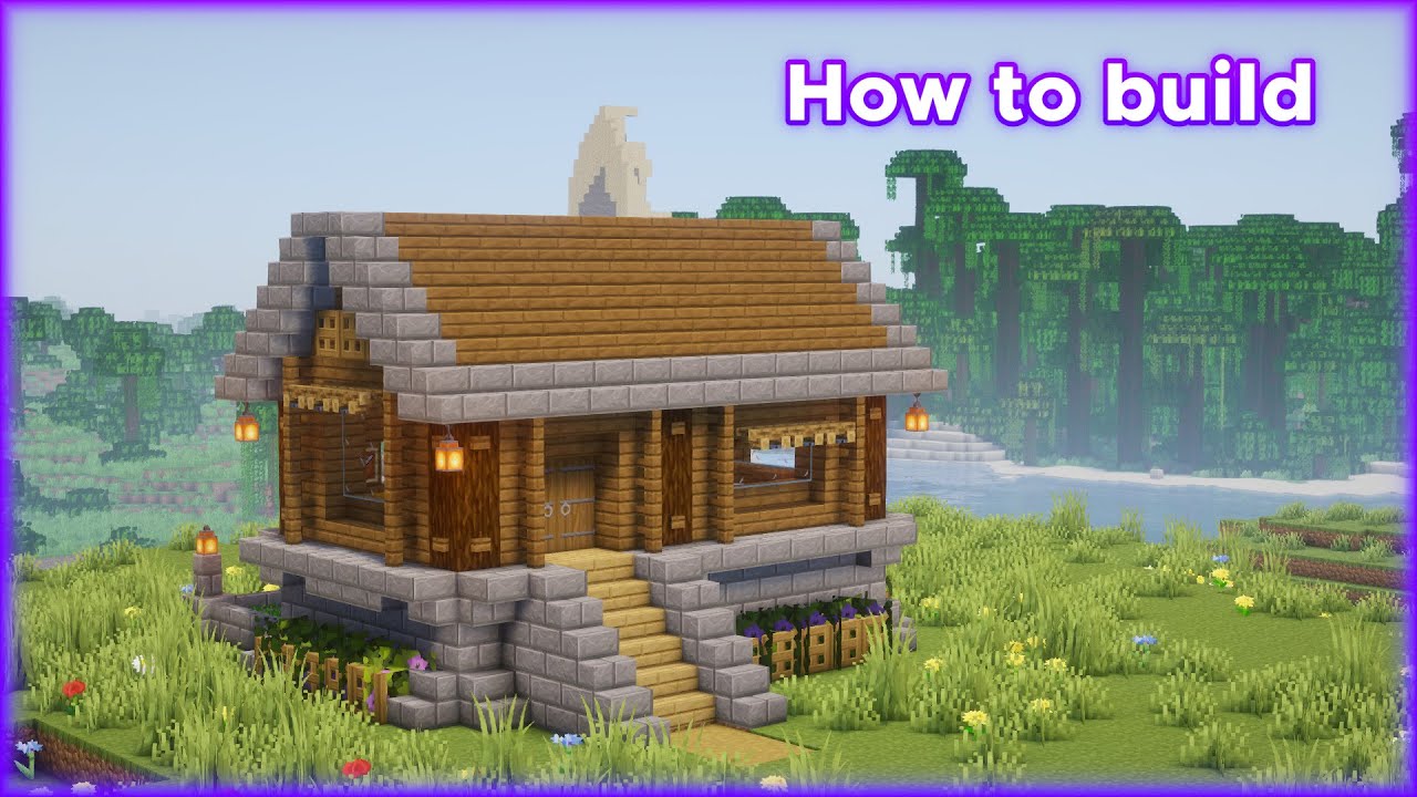 Minecraft Simple House Tutorial Youtube