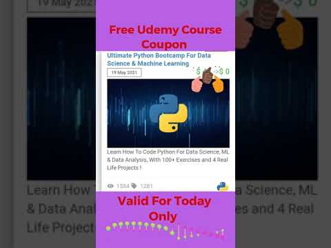Free Udemy Certificate Course Python Free Certificate Course Coupon