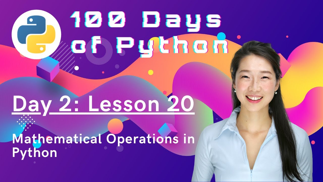 Mathematical Operations In Python Youtube