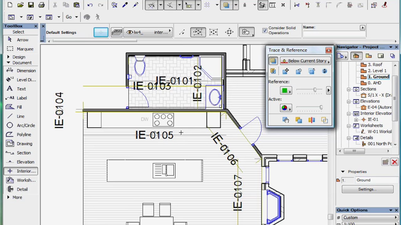 Tutorial Archicad Interior Elevations Youtube