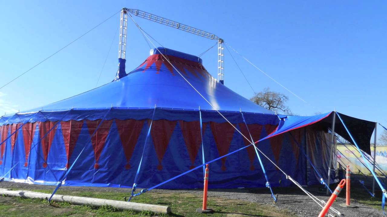 Circus Tent Setup Youtube