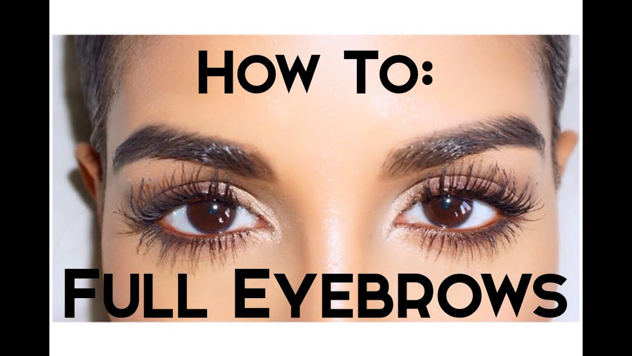 How To Hide Your Eyebrows With Makeup Saubhaya Makeup