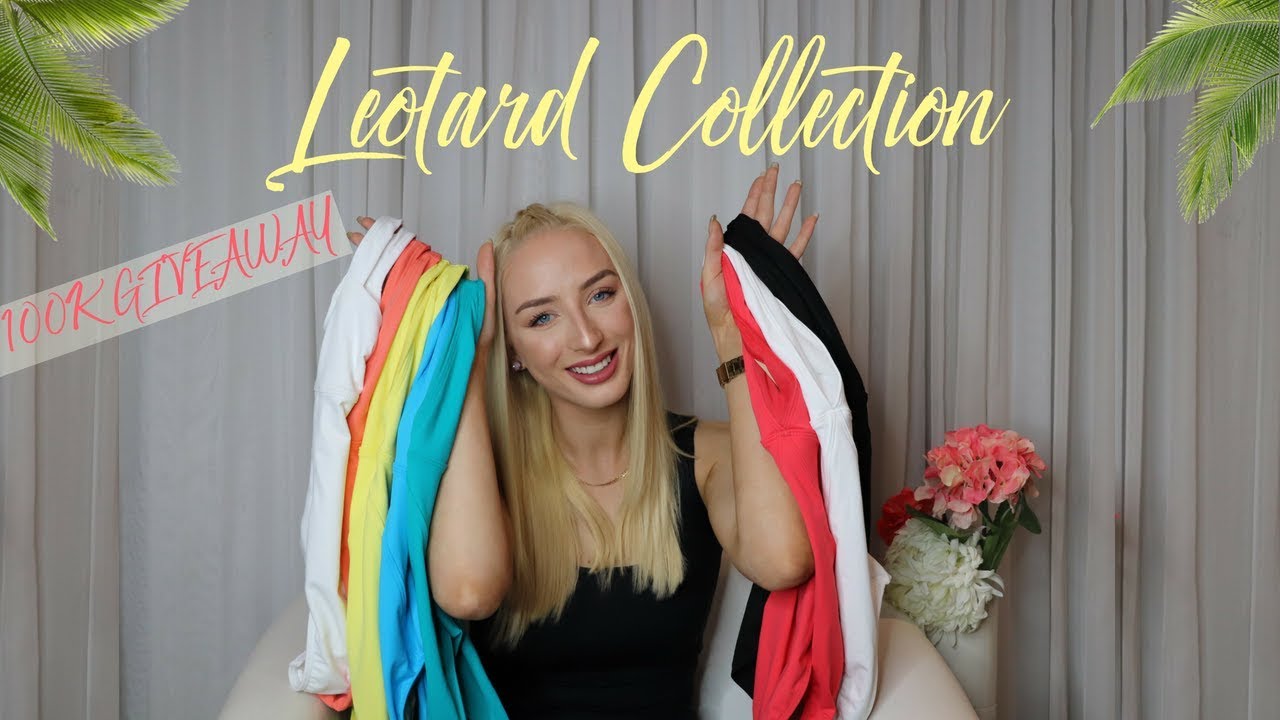 My Leotard Collection Reveal 100k Worldwide Giveaway Youtube