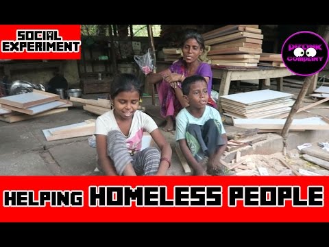 Helping Homeless People In India Social Experiment Youtube