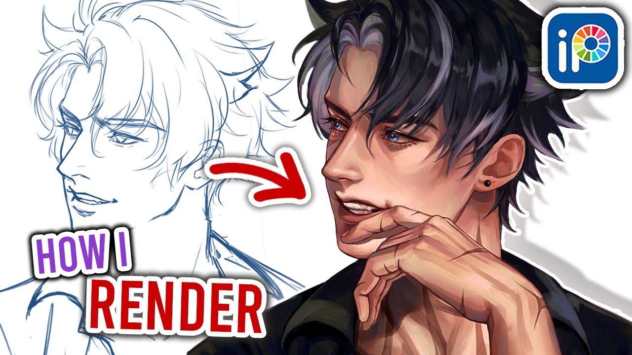 How I Render In Ibispaint My Most Updated Rendering Tutorial Youtube
