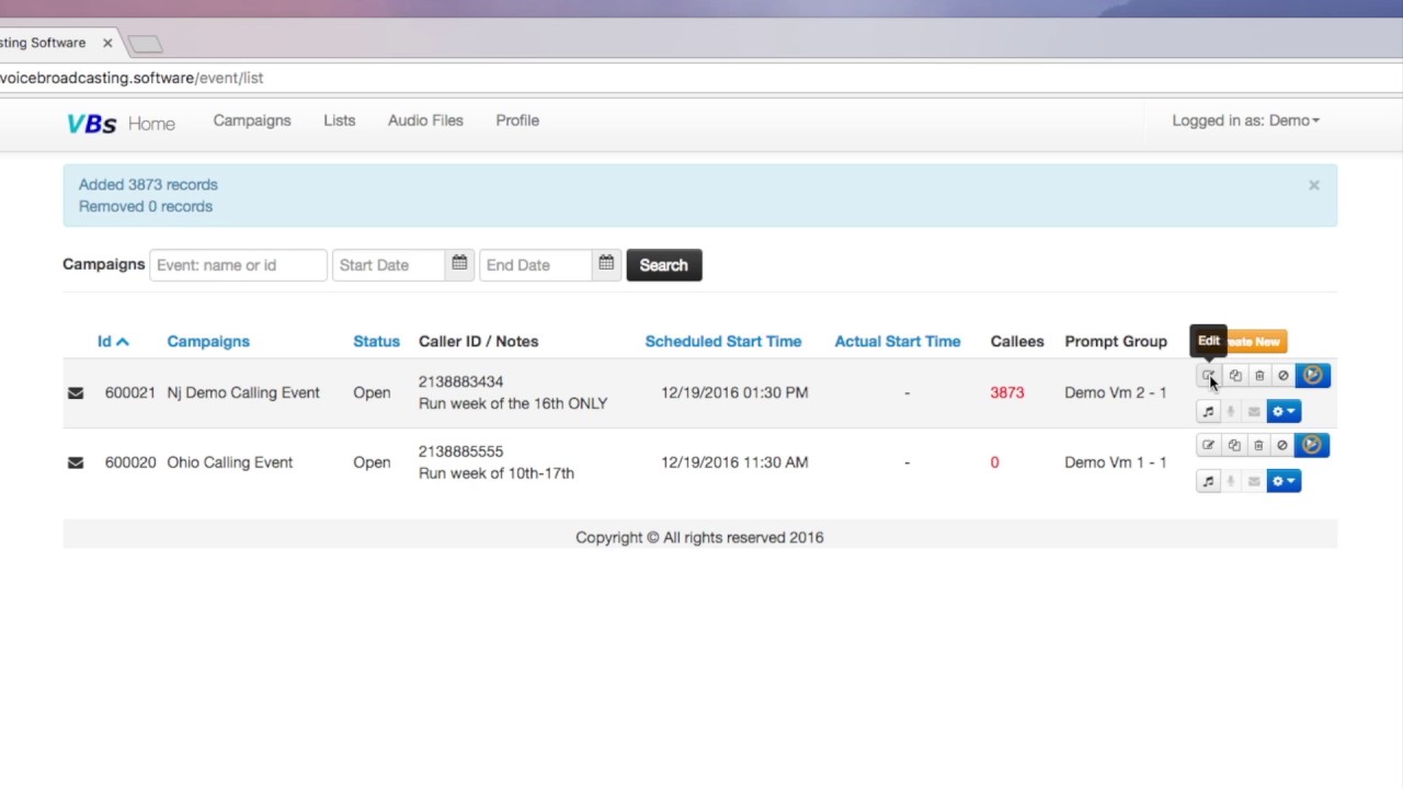 Step 3 Create A Ringless Voicemail Broadcast Campaign Youtube