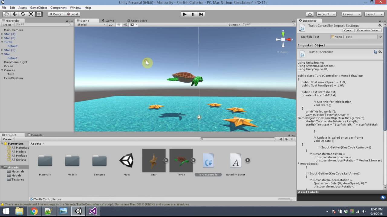 Introduction To Unity Part 3 Adding A User Interface Youtube