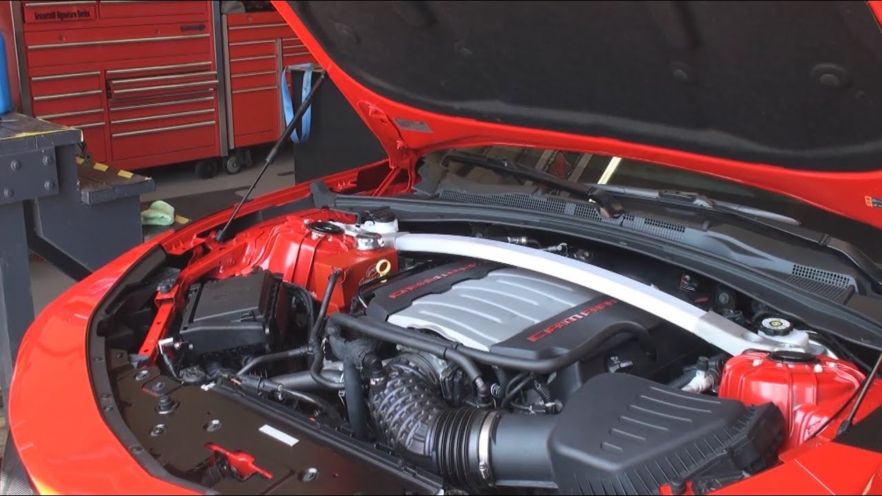 2016 Gen6 Chevrolet Camaro Granatelli Radiator Tank Install Youtube