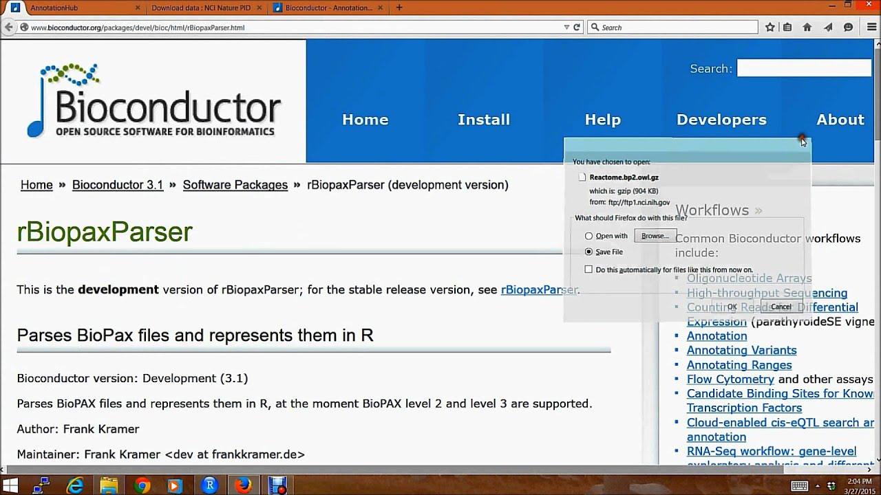 Accessing Genomic Files With Annotationhub Youtube