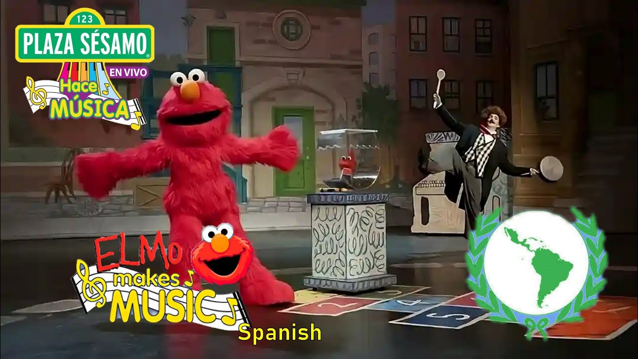 Sesame Street Live Elmo Hace Musica Spanish El Mundo De Elmo Song
