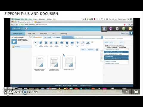 Using Docusign With Zipforms Youtube