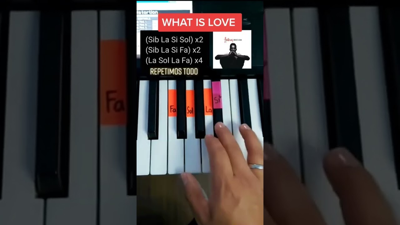 What Is Love Piano Tutorial Youtube