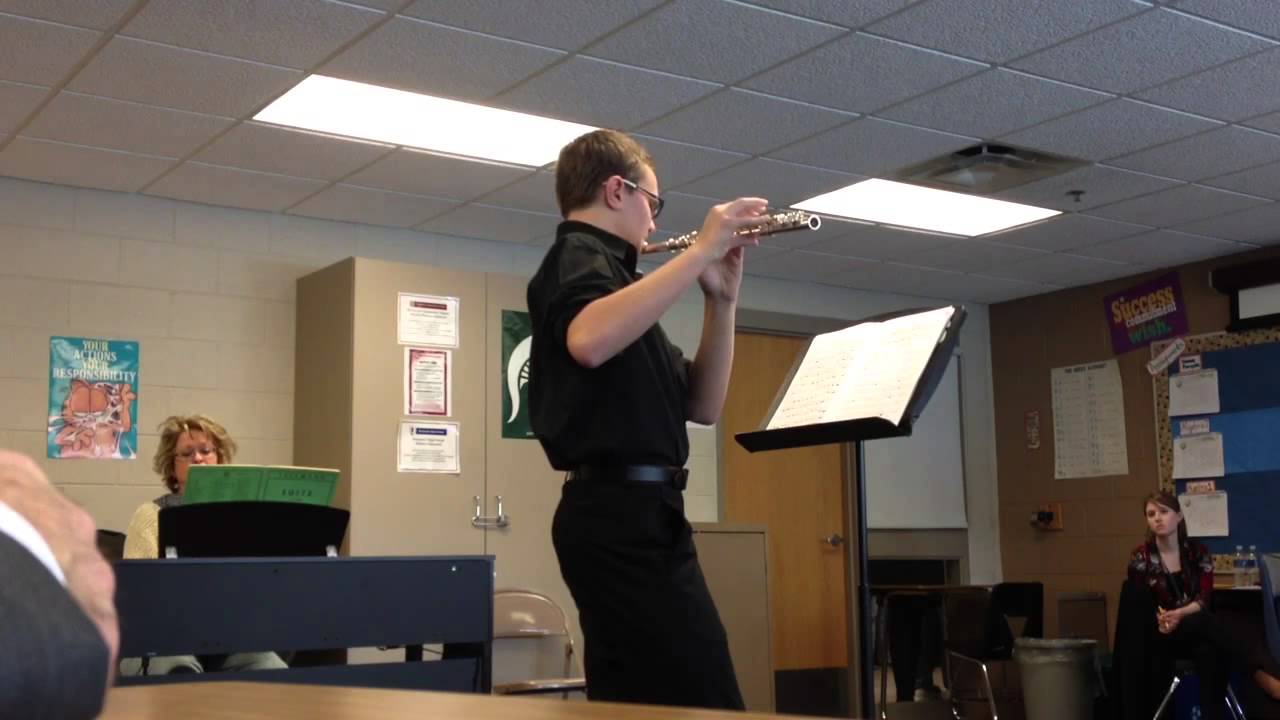Flute Solo Air A L Italien Solo Ensemble 1 25 13 With Judge S