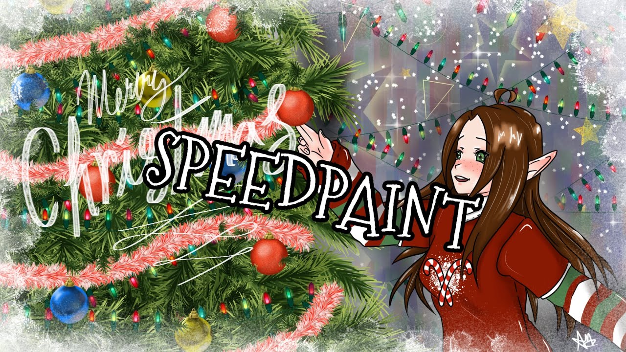 Merry Christmas Speedpaint Youtube