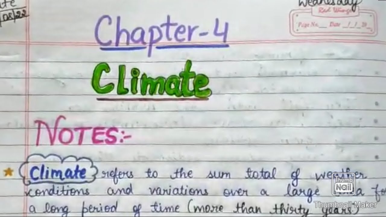 Byjus Class 9 Climate