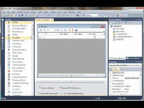 Visual Basic 2010 Database Wizard Mdf Youtube