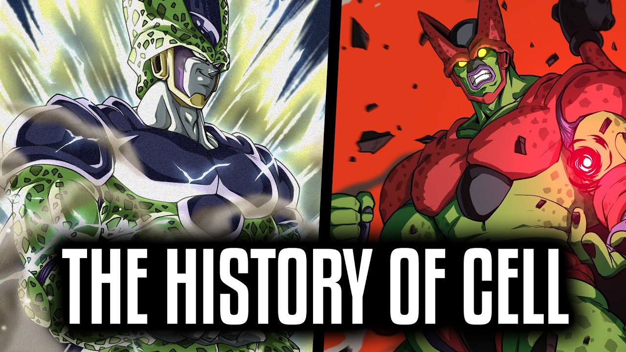 The History Of Cell Explained In Dragon Ball Youtube