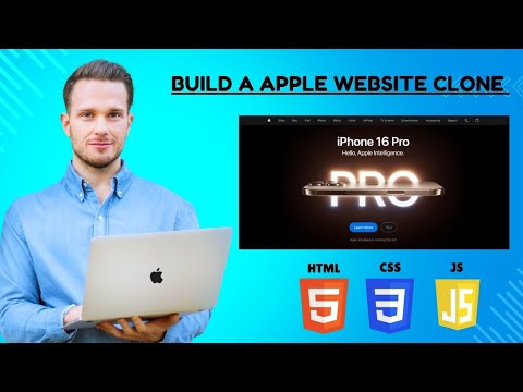 How To Create Apple Website Clone Using Html Css Step By Step